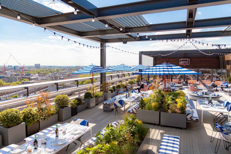Rooftop bar in London | Skylark Roof Garden | Paddington W2